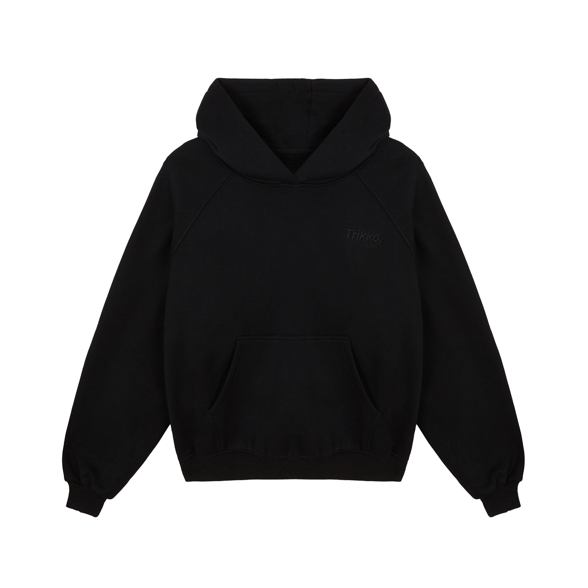 BLACK CORE HOODIE – Trikko